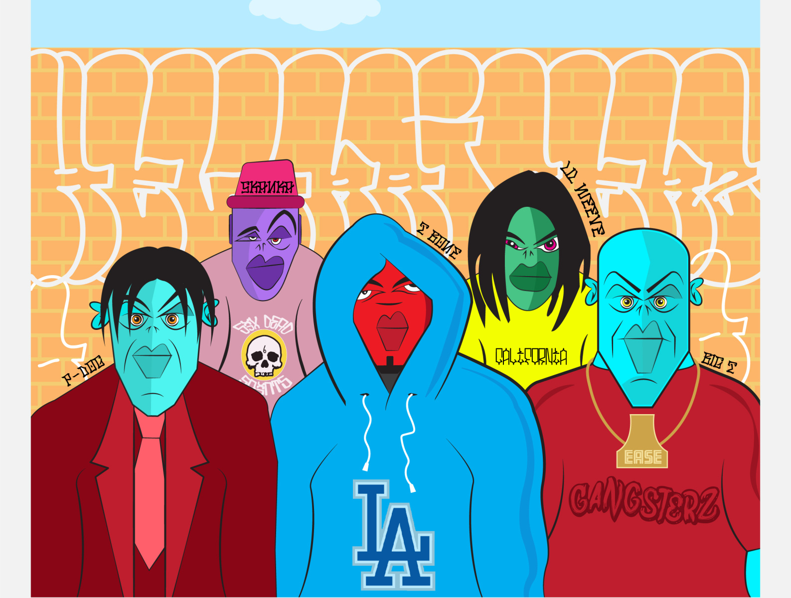 Character Gang by Richard Jepson on Dribbble