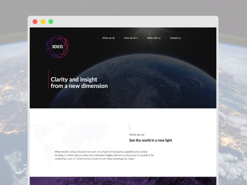 One Page Responsive Website by Nathan Nelson on Dribbble
