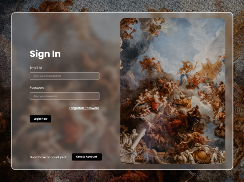 Sign In Screen by Yeshwanth P on Dribbble