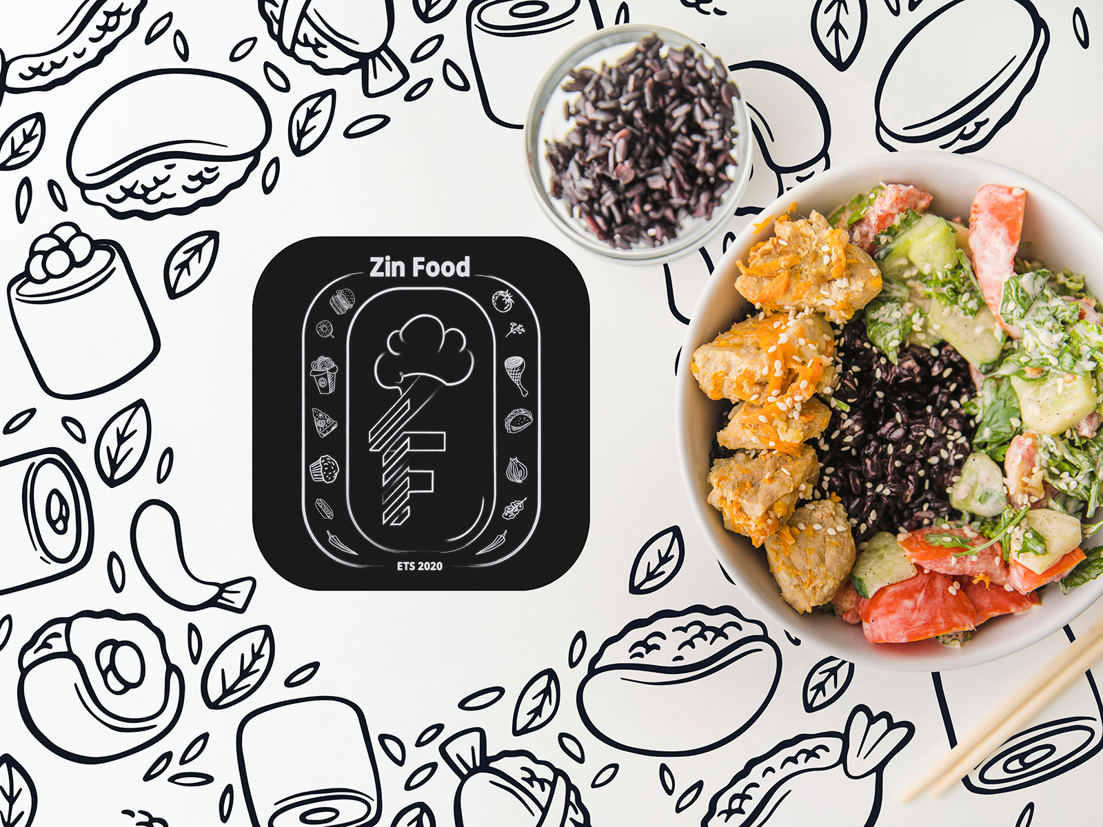 Zin Food by Syed Riad Hossain Akash on Dribbble