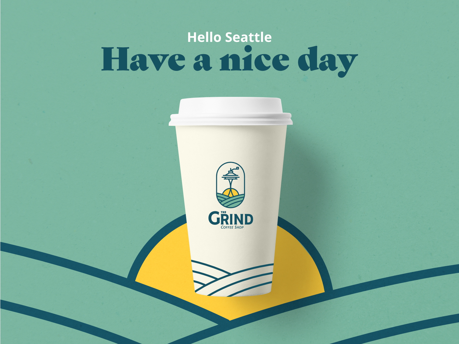 The Grind - Coffee cup by Valentin Lauzier on Dribbble