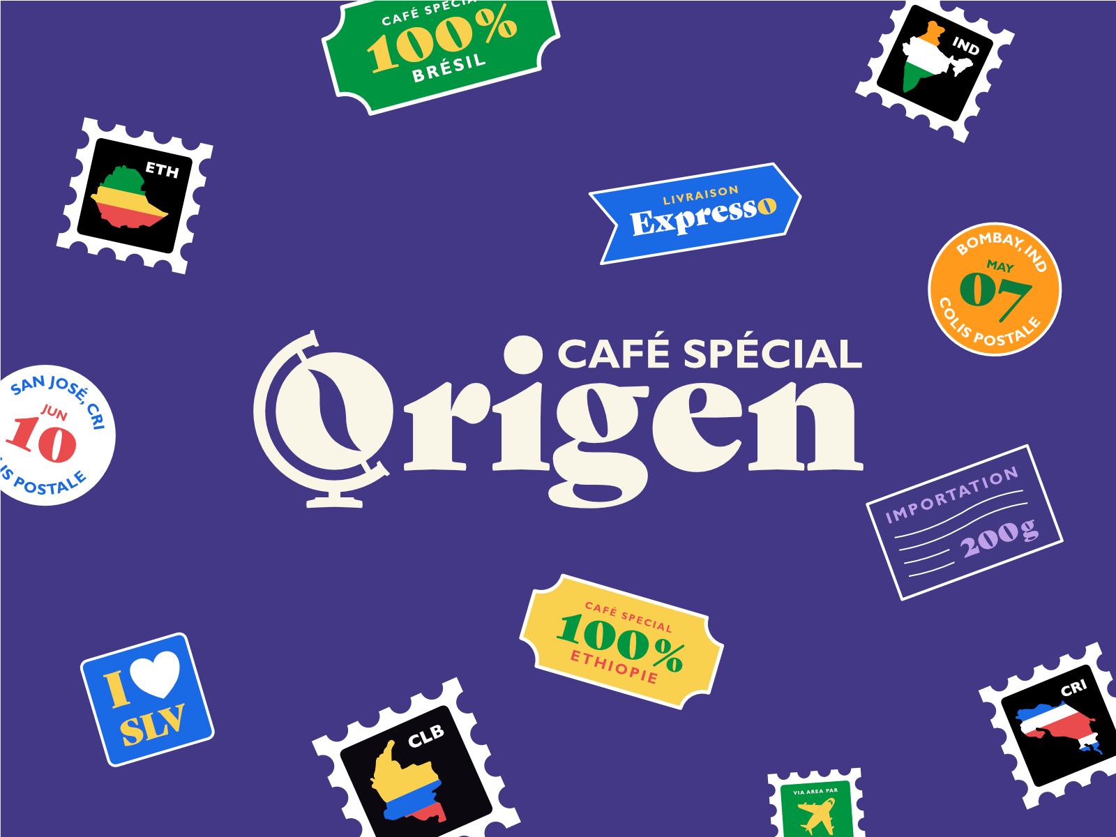 Origen Café Spécial - Logo by Valentin Lauzier on Dribbble