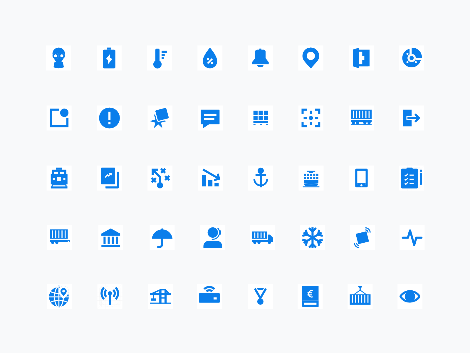 Traxens - Icons by Valentin Lauzier on Dribbble