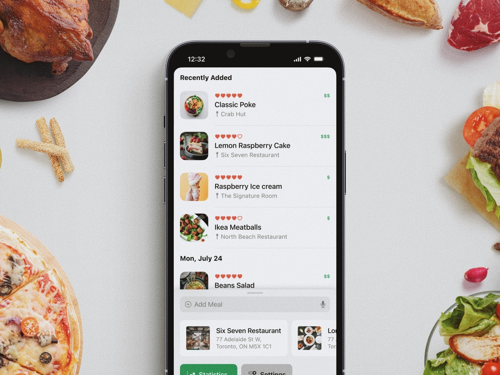 My Favourite Gourmet App by Taras Savytskyi on Dribbble
