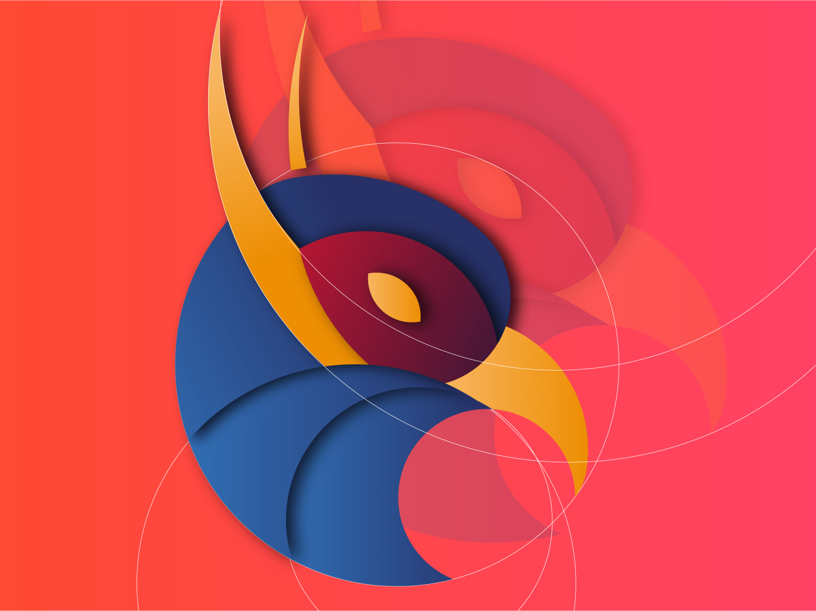 Bird logo with golden Ratio by Rocket on Dribbble