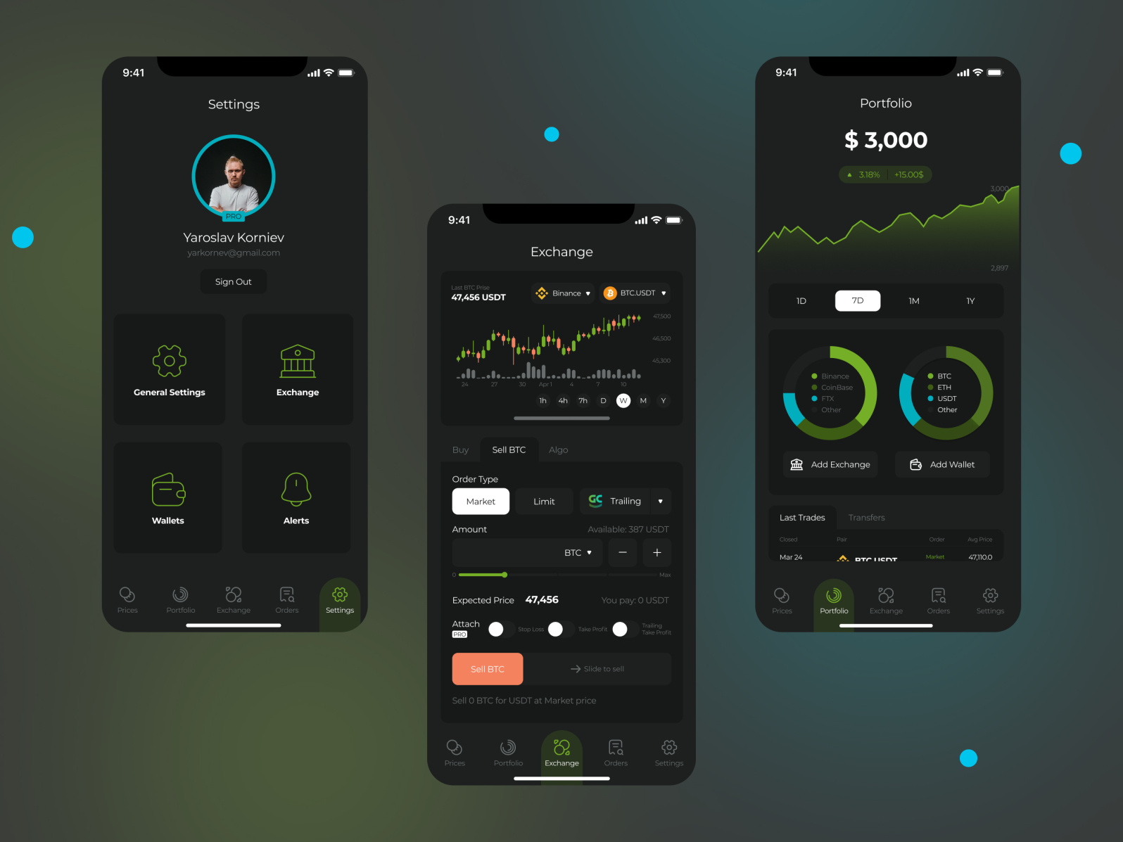 Crypto App by RGRAY on Dribbble