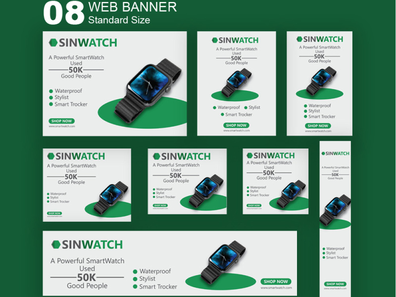 Creative Web Banner Design by Rony Ahmed on Dribbble