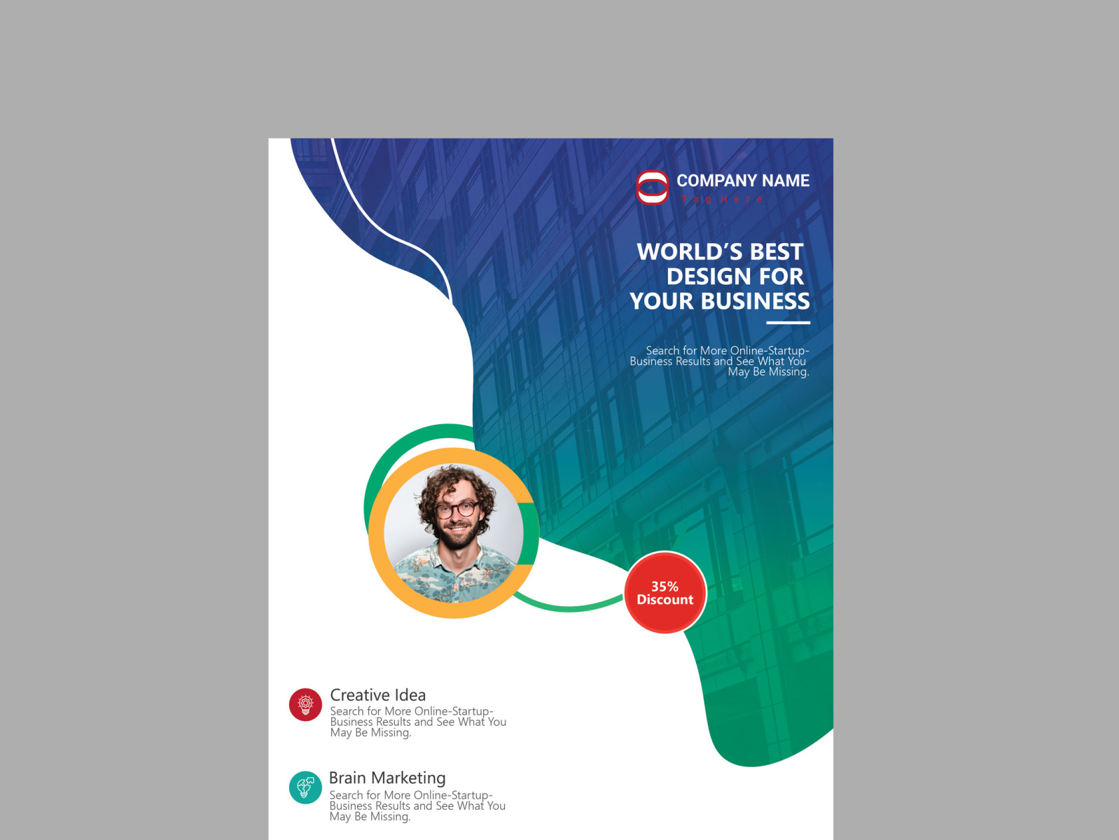 Modern Flyer Design by Rony Ahmed on Dribbble