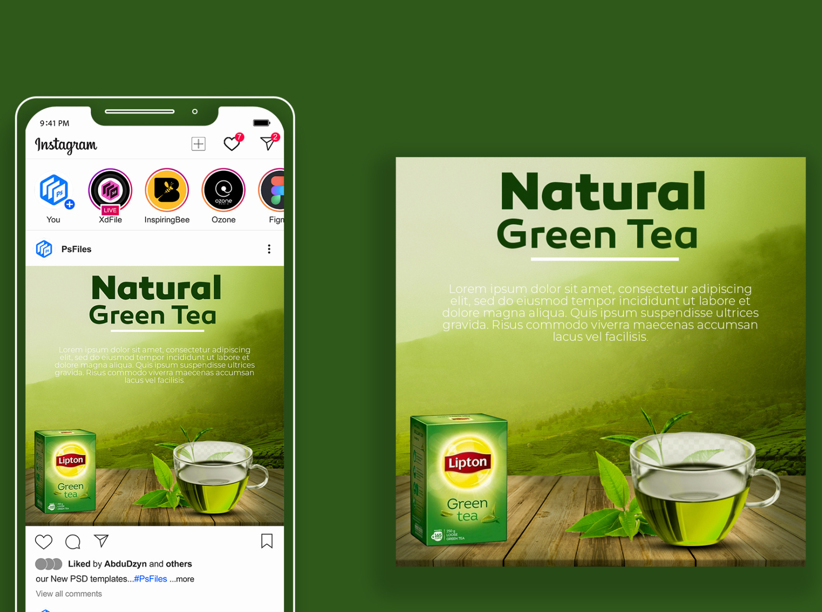Tea Social Media Post Template By Rony Ahmed On Dribbble