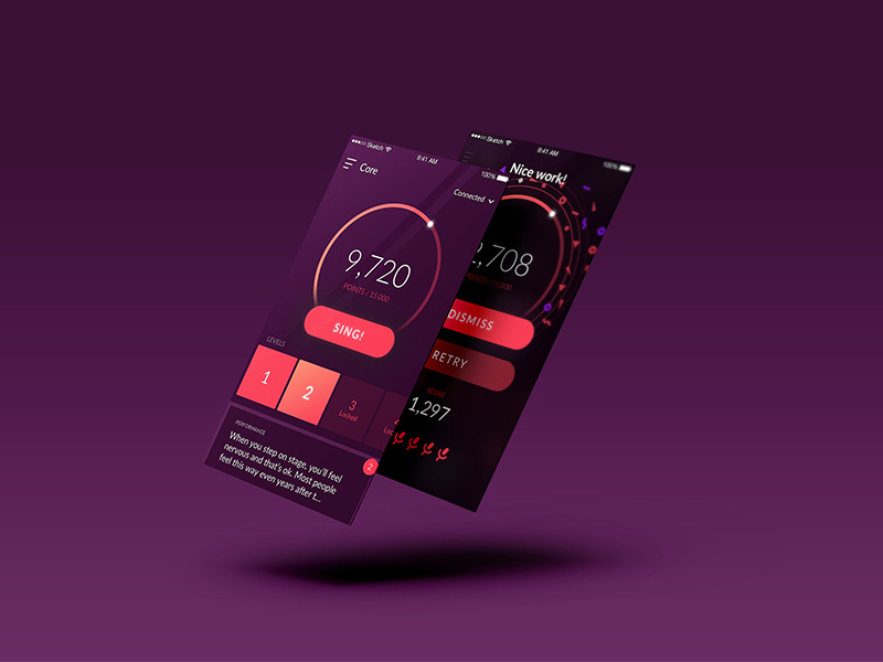 Points and Levels by Chas Barton on Dribbble