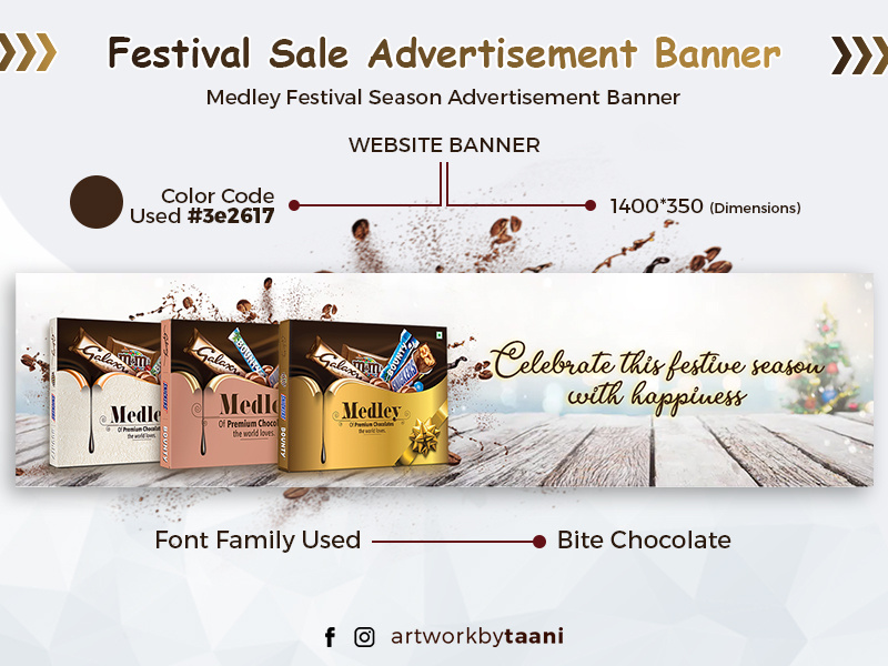 Advertisement Banner by Tanya Jain on Dribbble