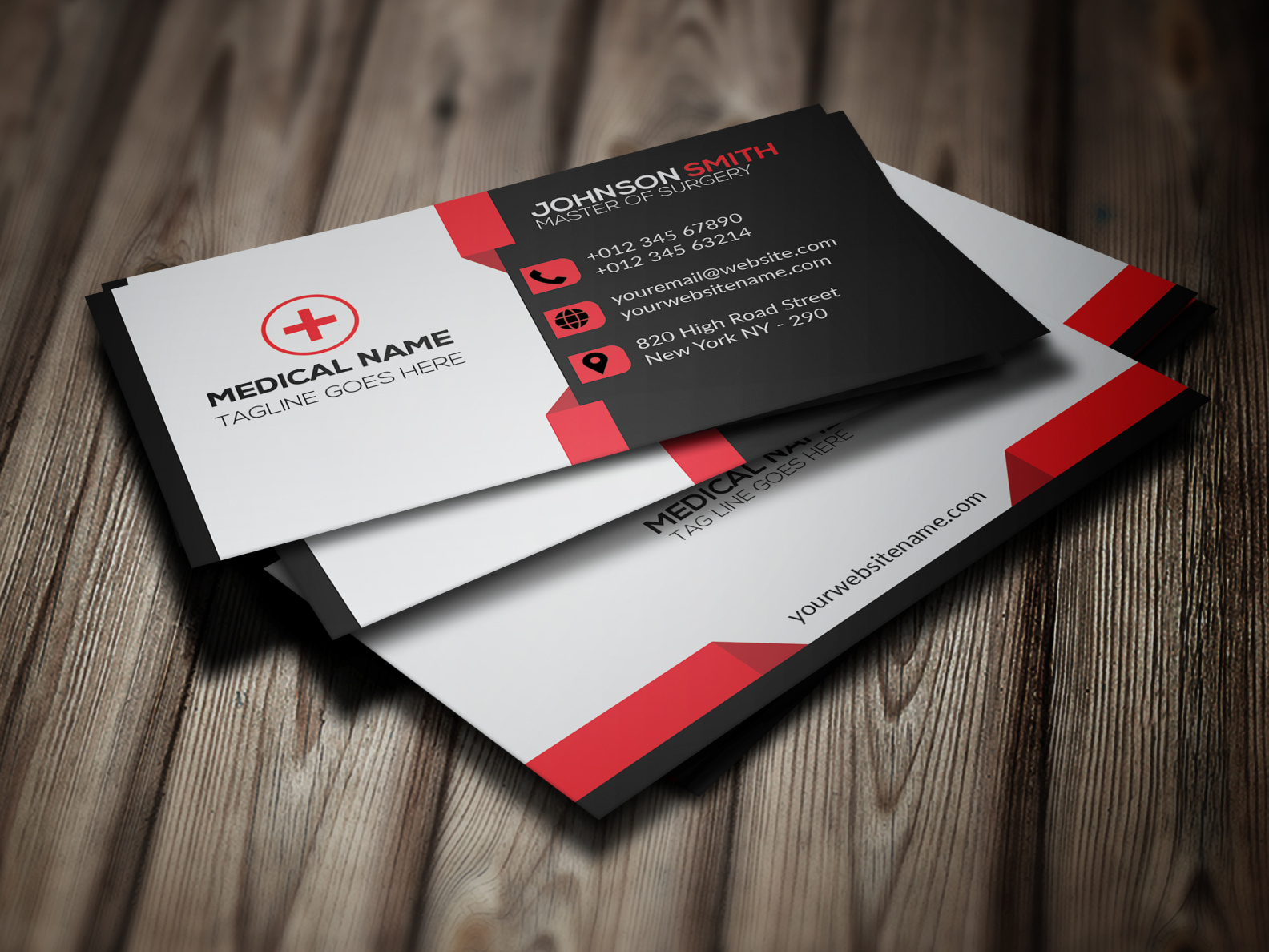 Medical Business Card by Abdul Amin Raju on Dribbble