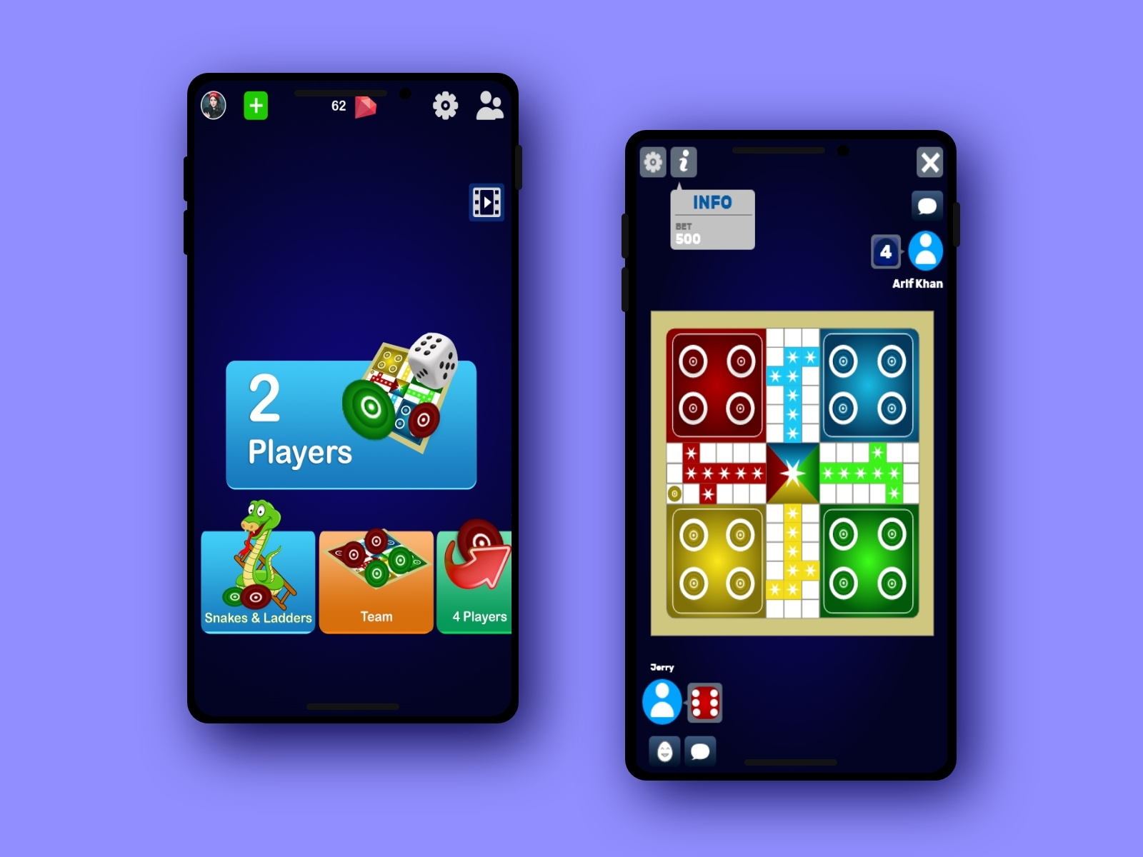 Ludo Star Main Screen And Game Board Design by Muhammad Arif on Dribbble