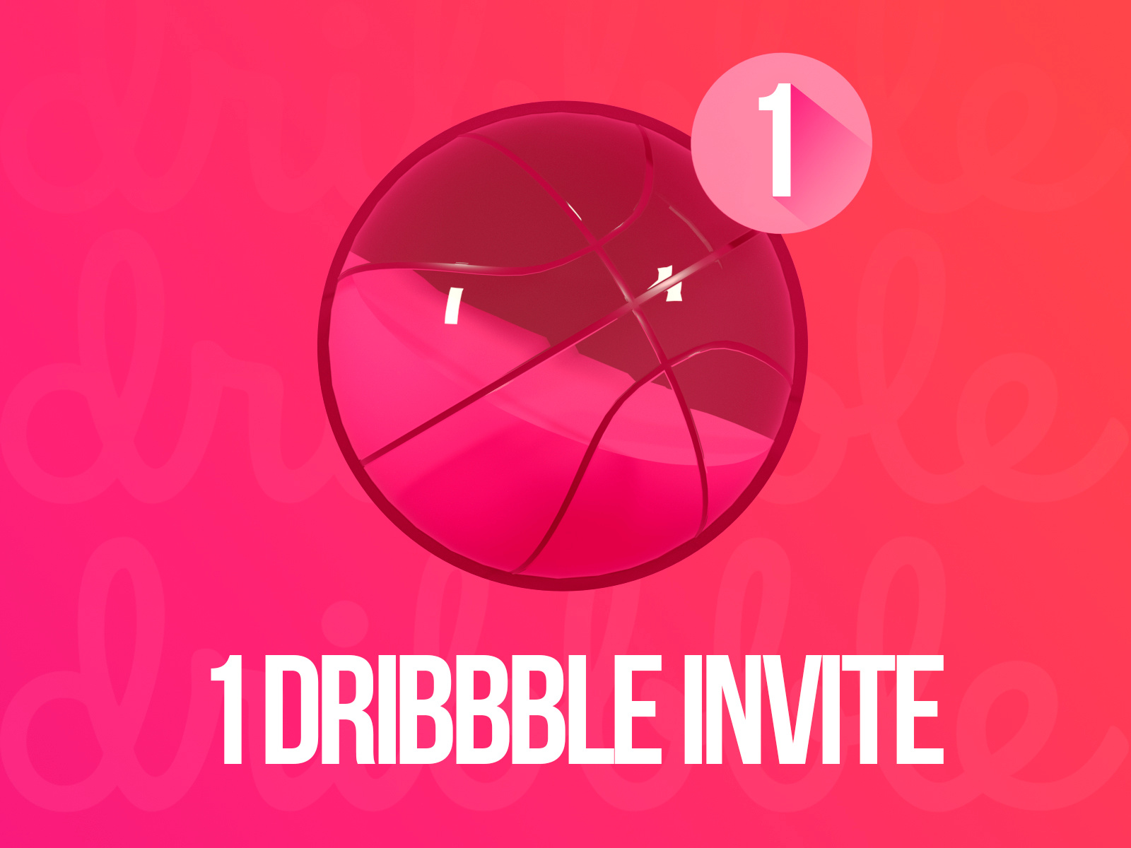 1 Dribbble Invite Giveaway by Dmitry Gusev on Dribbble