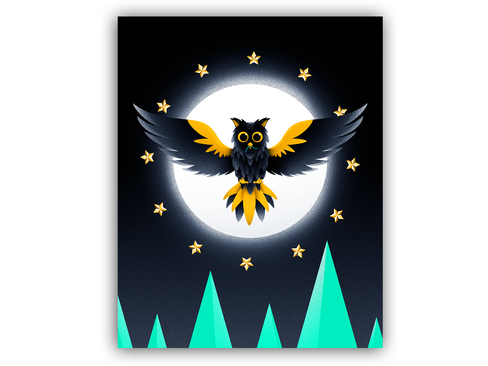 THE OWL (full) by Mohamed Elaasry on Dribbble
