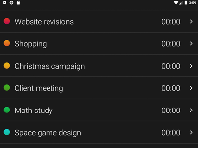 Simple Time Tracker by Serdar Soy on Dribbble
