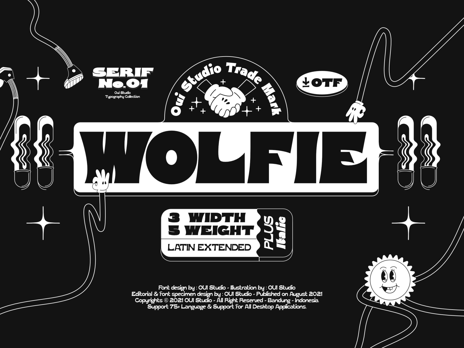 Wolfie Font Family by Oui Studio on Dribbble