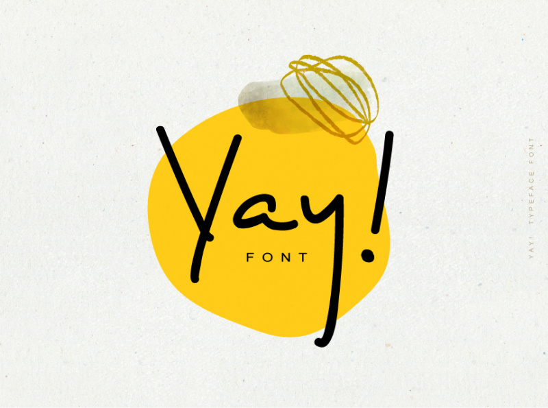 Yay Font by Ketapel Creative on Dribbble