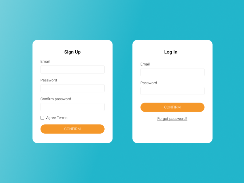 Sign in/Log in form by Polina on Dribbble