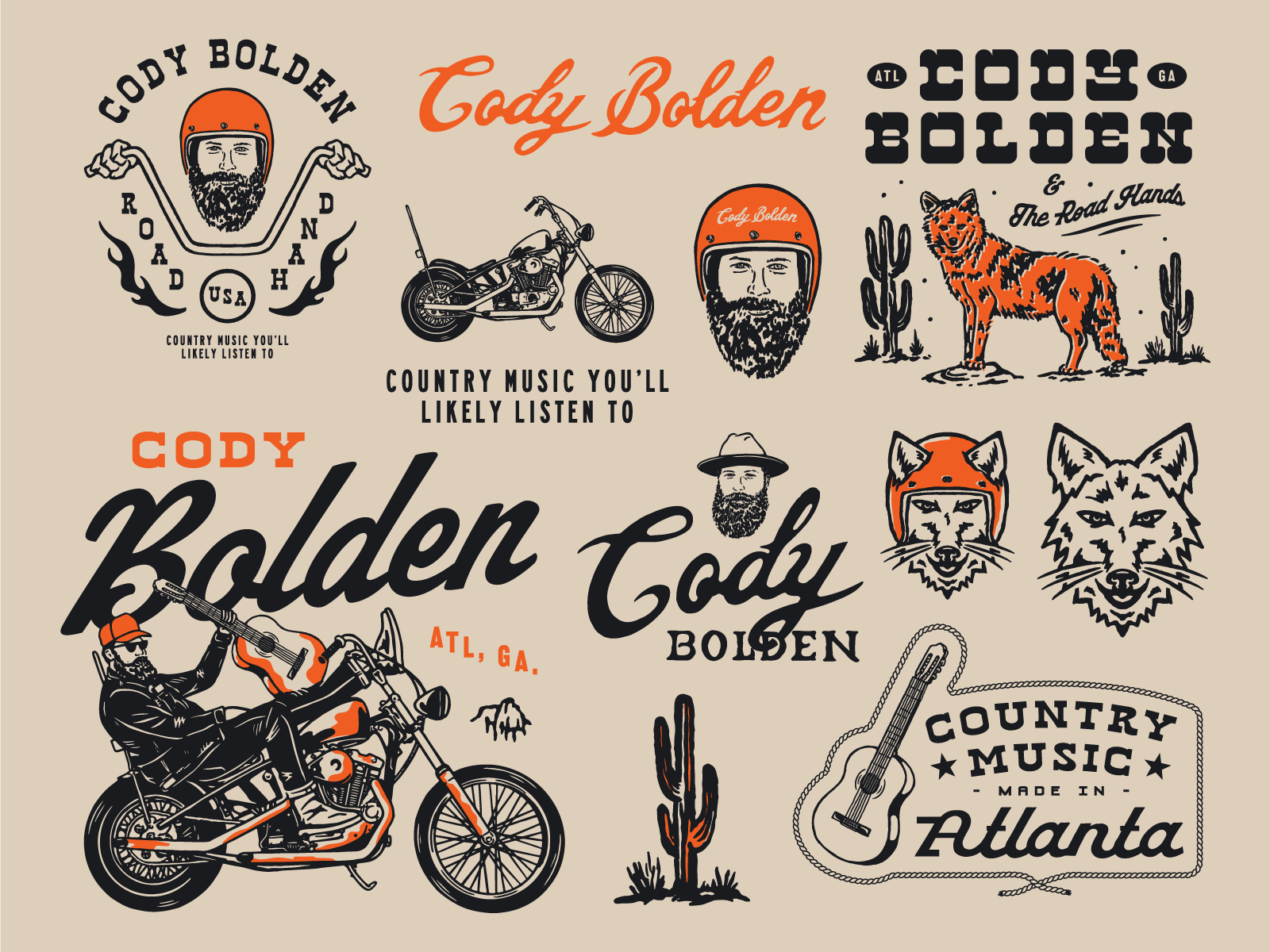 CODY BOLDEN BRAND KIT by WEIRDFACE BRAND on Dribbble