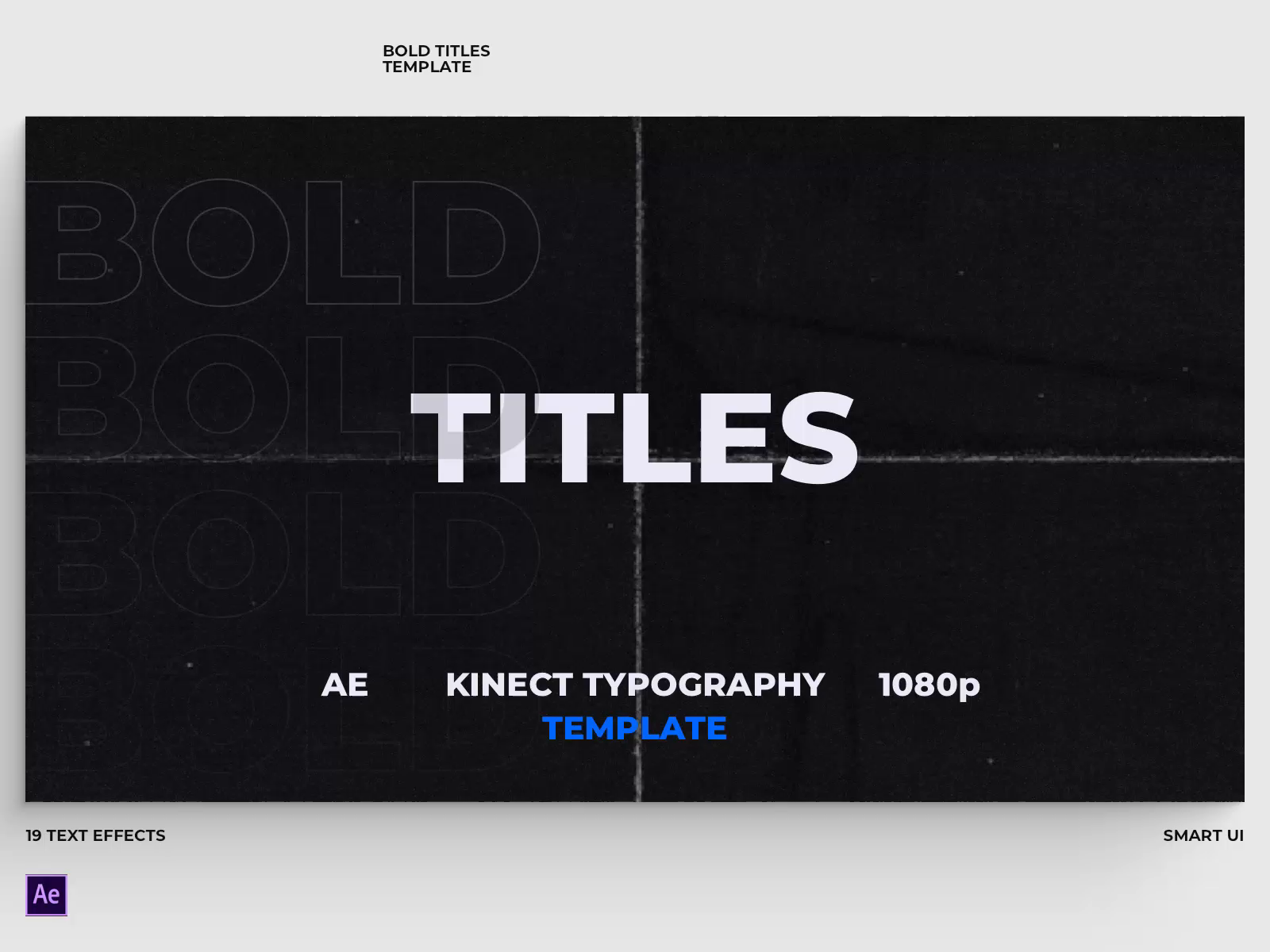 Bold Titles | AE Template by Smart.UI on Dribbble