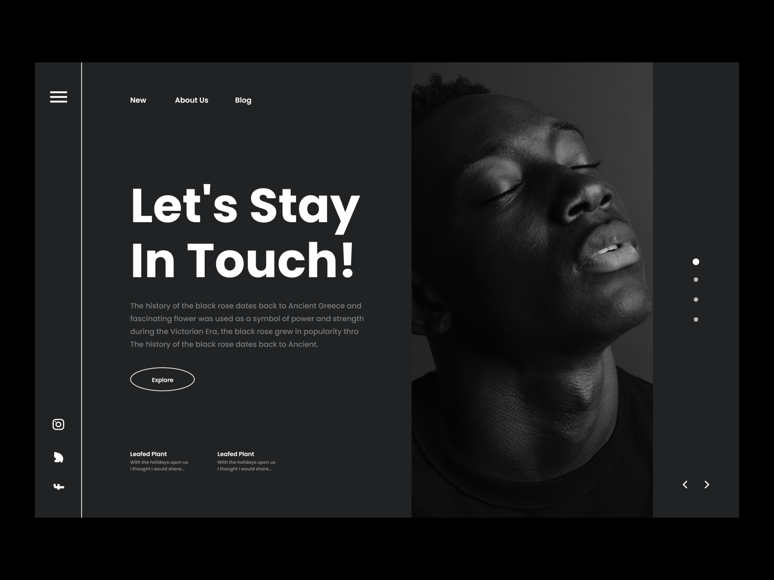 Modern Web Layout by Oussama ELBAZ on Dribbble