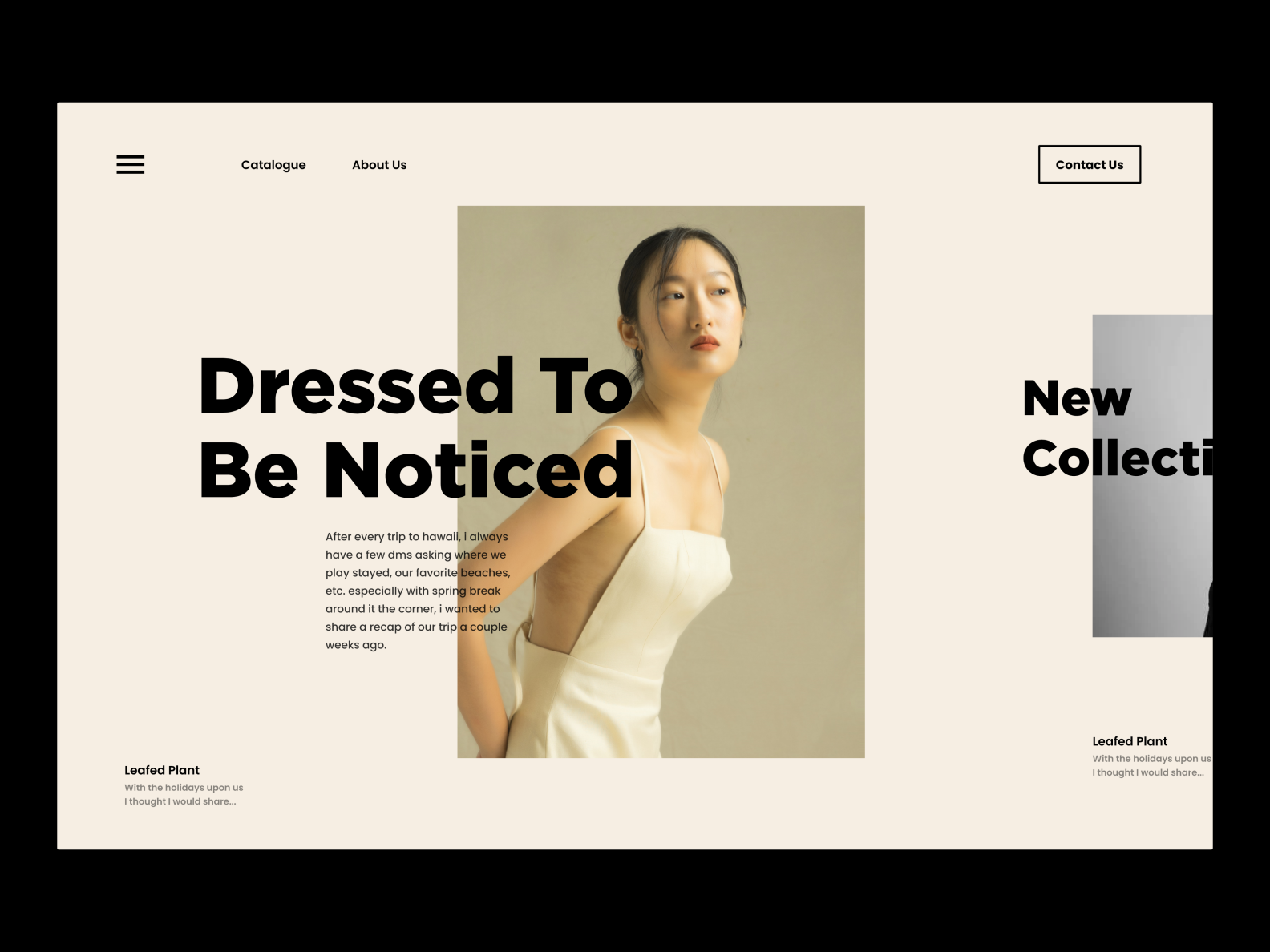 Minimal Layout by Oussama ELBAZ on Dribbble