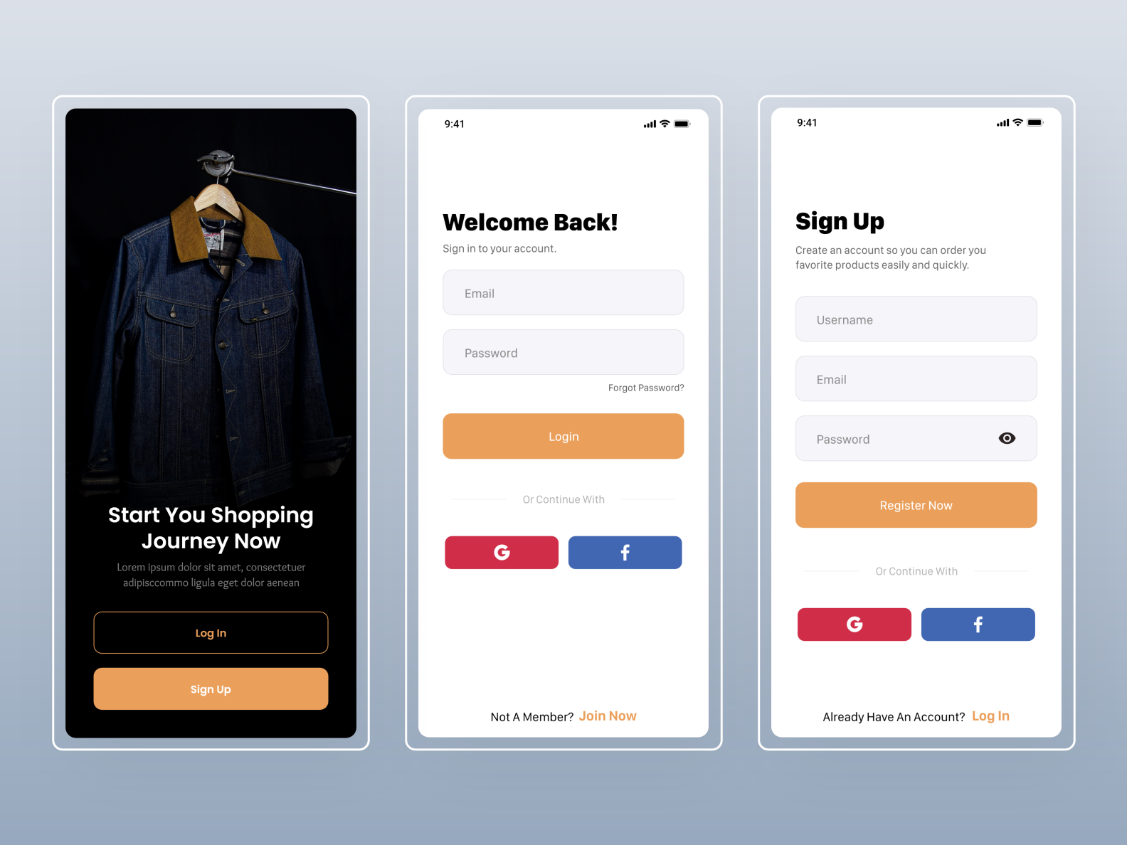 Login UI Design by Oussama ELBAZ on Dribbble