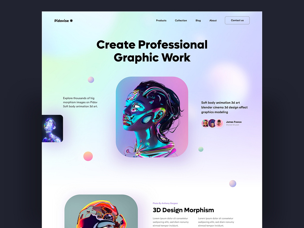 Blog App UI Design by Oussama ELBAZ on Dribbble