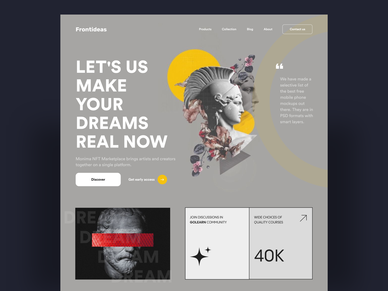 Website Design : landing page by Oussama ELBAZ on Dribbble
