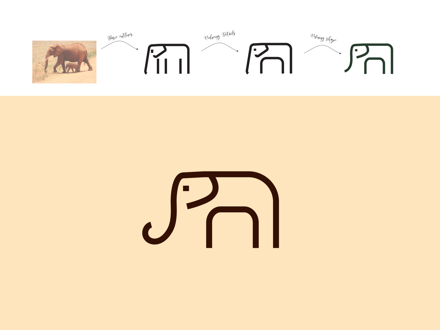 Minimal Elephant by Muhammad Adil on Dribbble