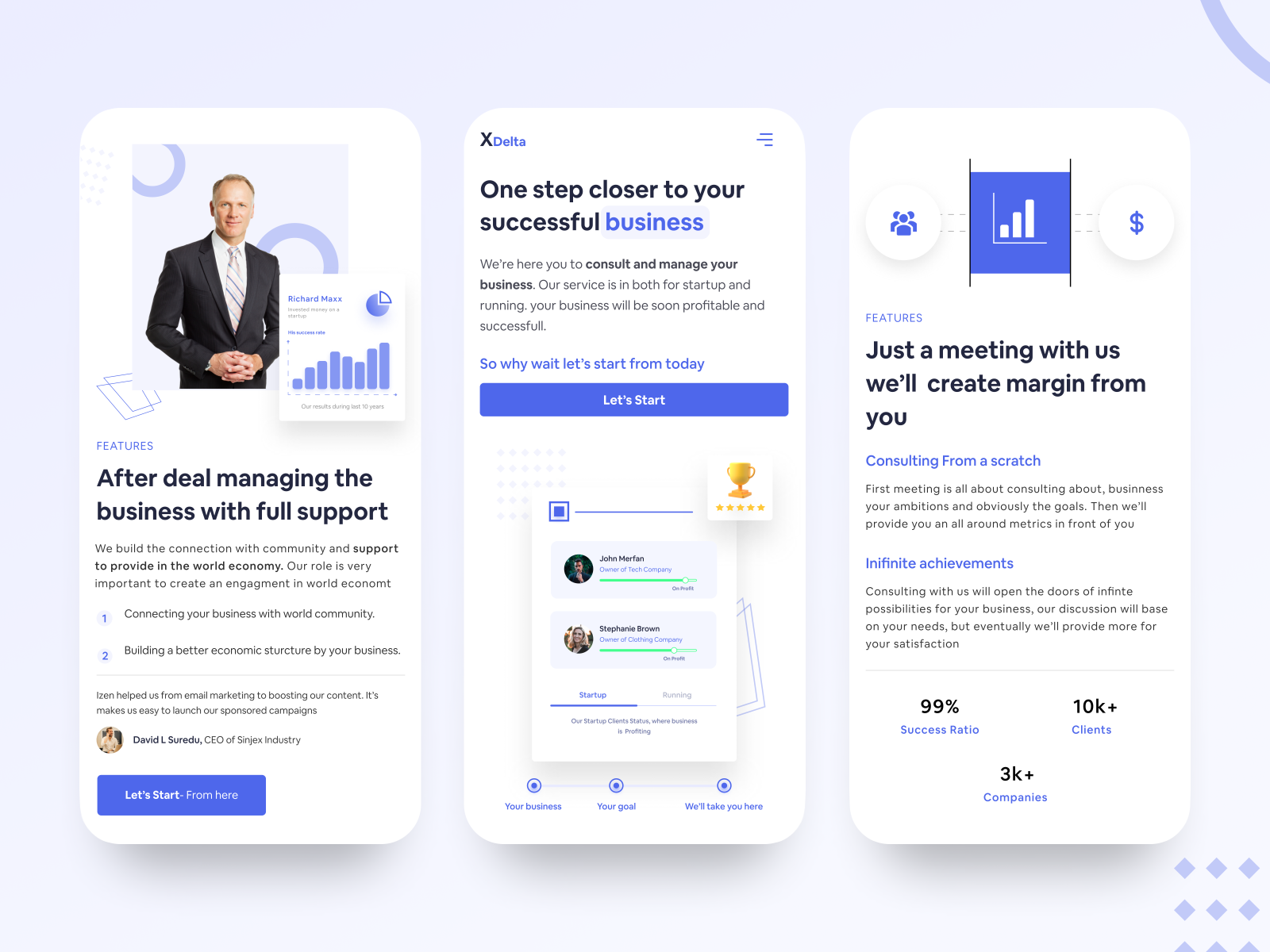 Xdelta I Business Consultancy Company Mobile Responsive by Adib Hussain ...