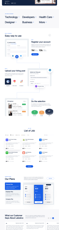 Lebokno - Saas Landing Page by Kurnia Majid for Pickolab Studio on Dribbble