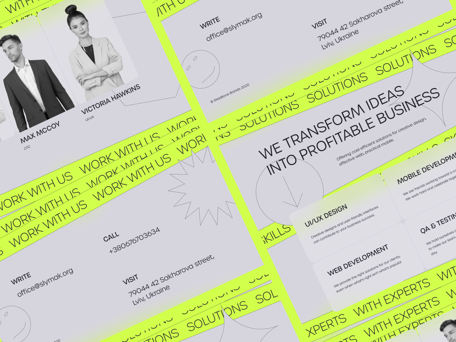 Branding Agency Promo by Volodymyr Sadykov on Dribbble