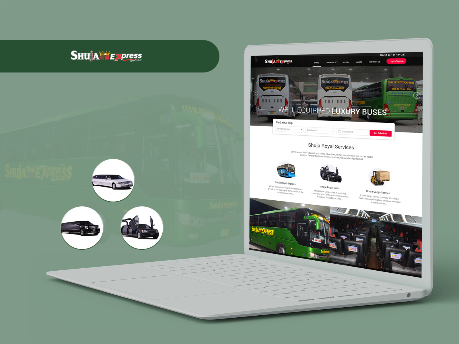 Shuja Express by Rana Atif on Dribbble