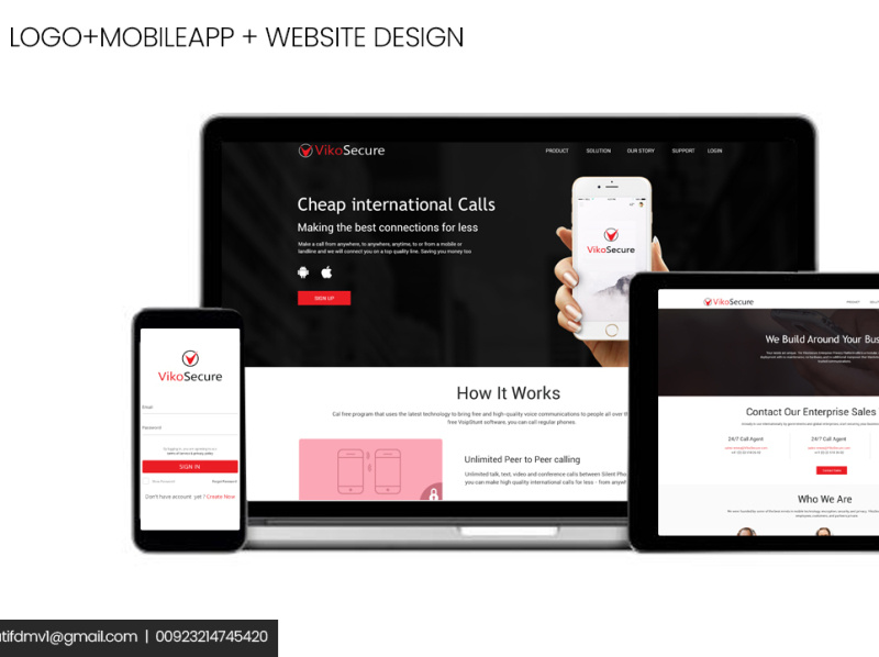 Logo/Website/Mobile App by Rana Atif on Dribbble