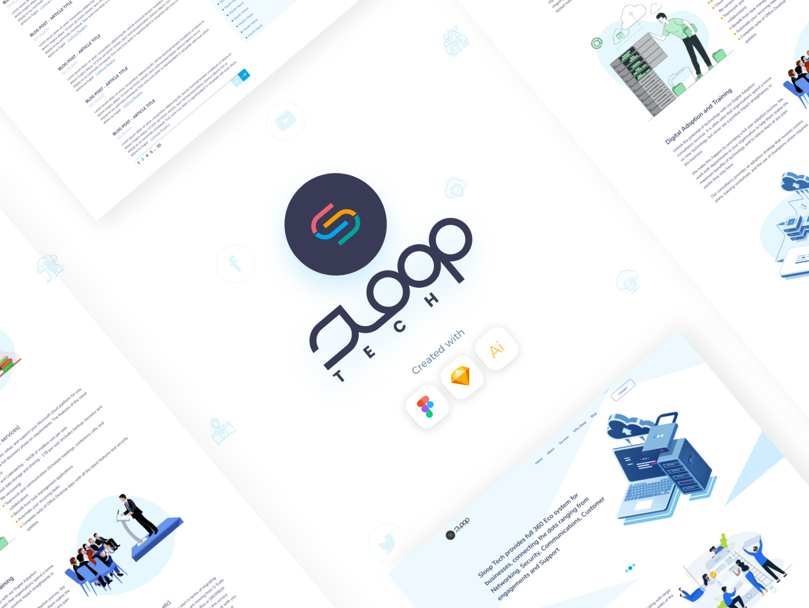 Web Design for local client by Ata Ur Rafe Ahmad Basil on Dribbble