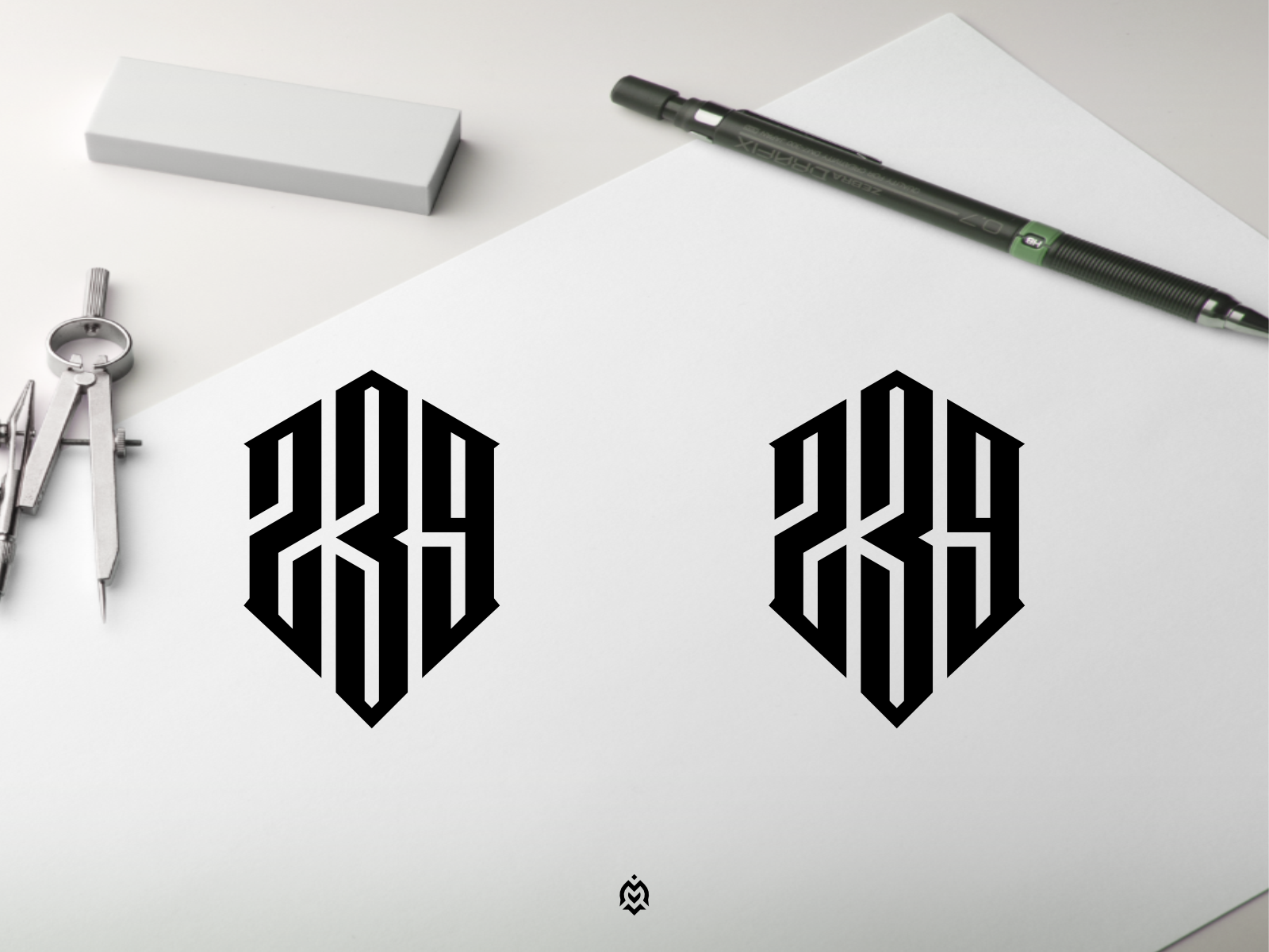 239 monogram logo concept by mbah_menirr on Dribbble