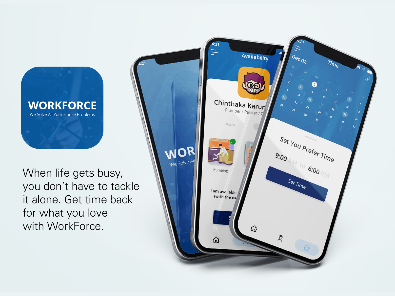 WorkForce Handyman App by Rukshan C Jayasinghe on Dribbble