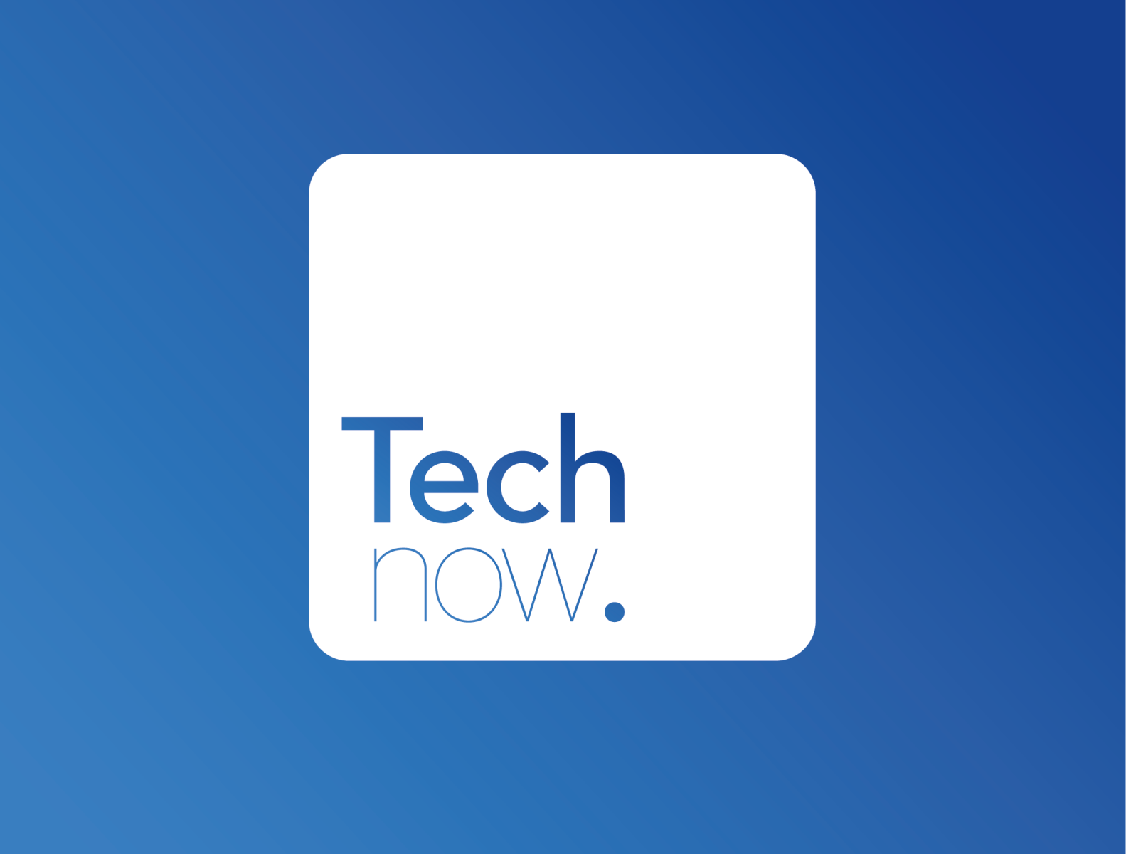 Tech Now Logo by Lucas Roels on Dribbble