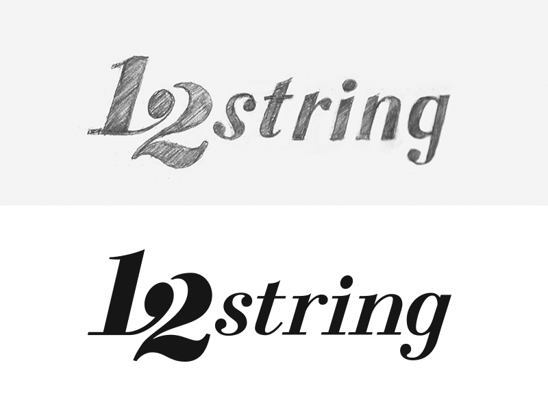 12 String logo by Eric Friedensohn on Dribbble