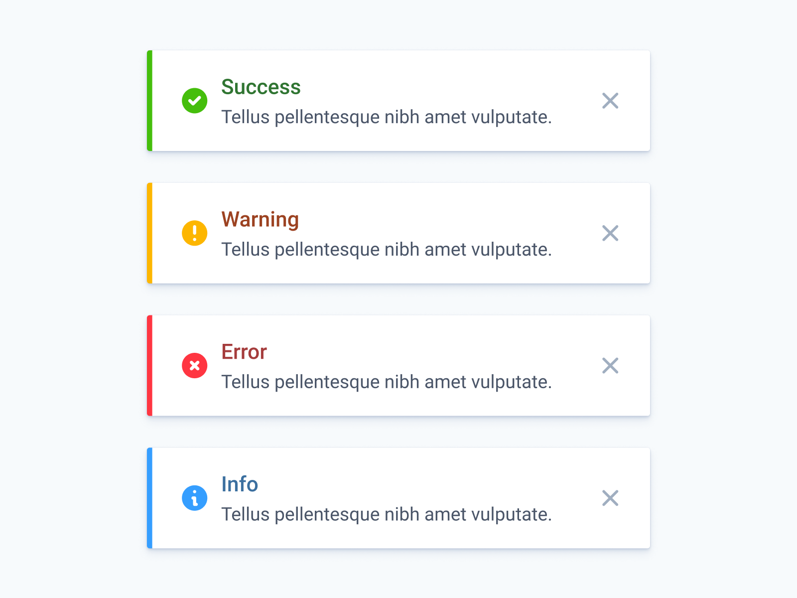 🔔 Toast Alerts by Alexey Yukhnovets on Dribbble