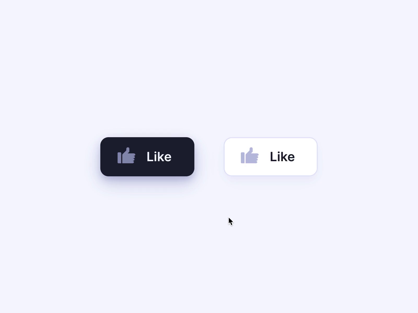Thumbs up button by Aaron Iker on Dribbble