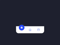 iOS mobile menu interaction by Taras Migulko on Dribbble