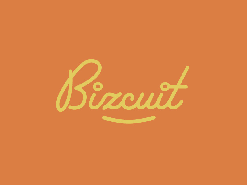 Bizcuit Wordmark by Wier / Stewart on Dribbble
