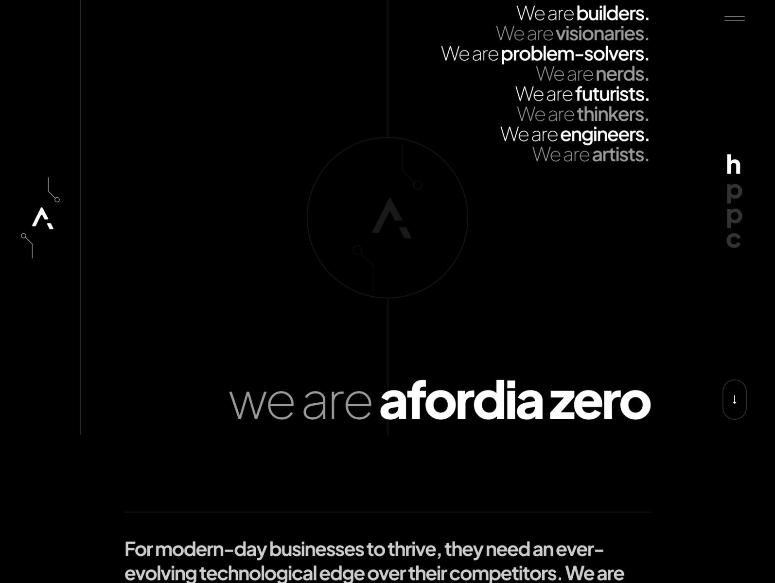 Afordia Zero - Landing Page by Allen Ojuka on Dribbble