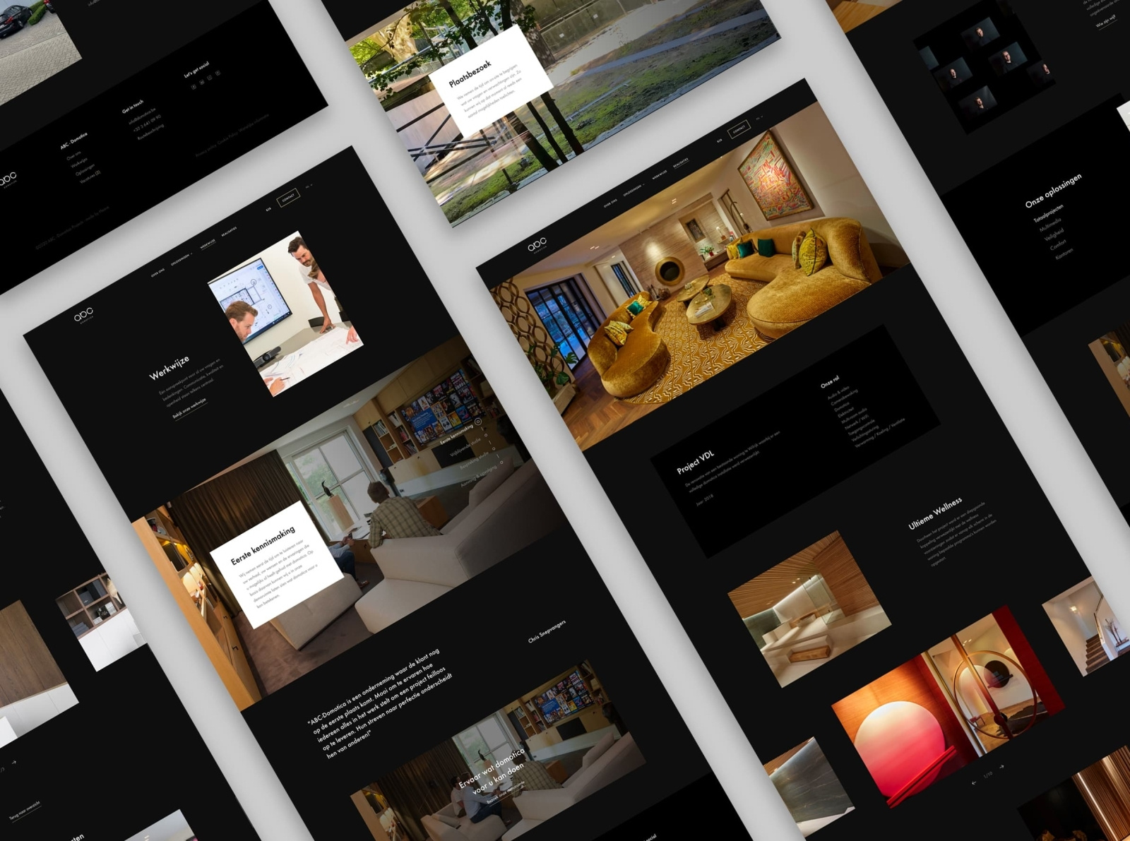 ABC Domotica - Complete website redesign by Maarten Van Herendael on ...