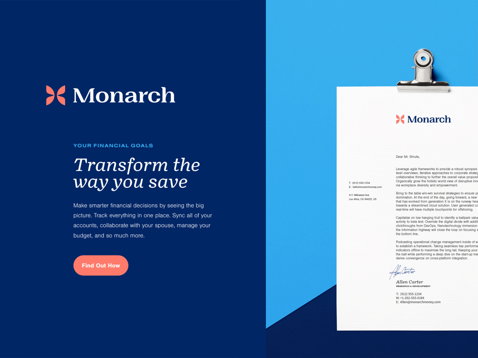 Monarch Branding by Focus Lab + Odi on Dribbble