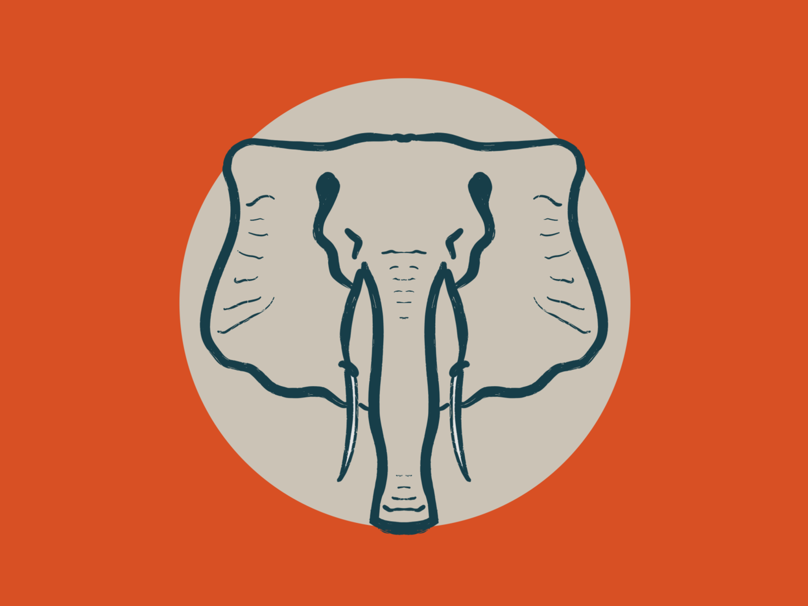 White Tusk Logo by Katie Weinhold on Dribbble