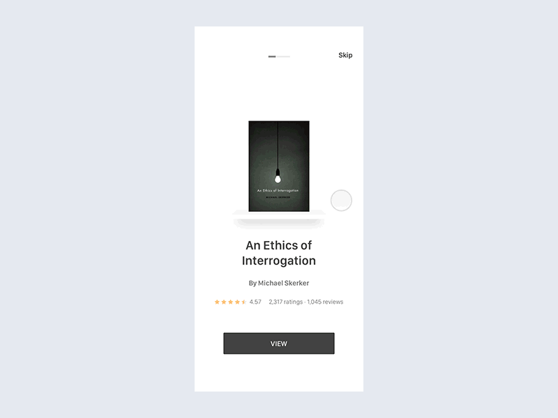 animation of walkthrough pages by Joy Ou-yang on Dribbble